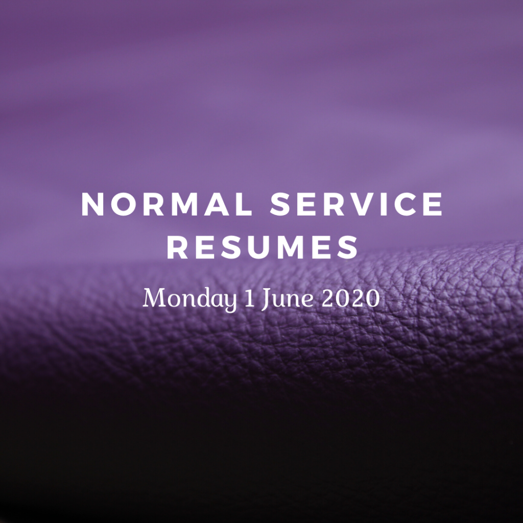 Normal Service Resumes - UK Hide